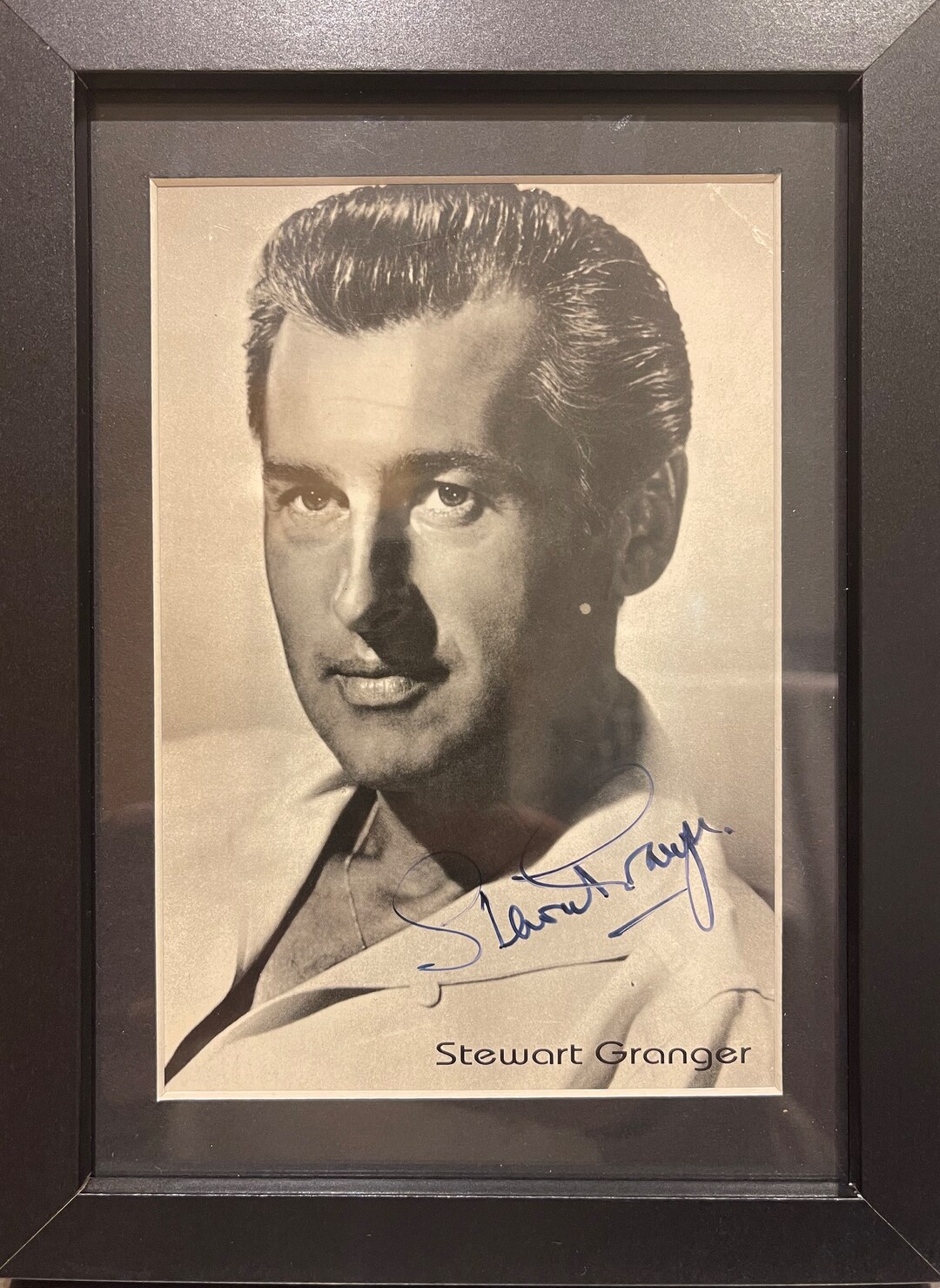 Stewart Granger Guaranteed Hand Signed Postcard Photo - With AFTAL COA ...