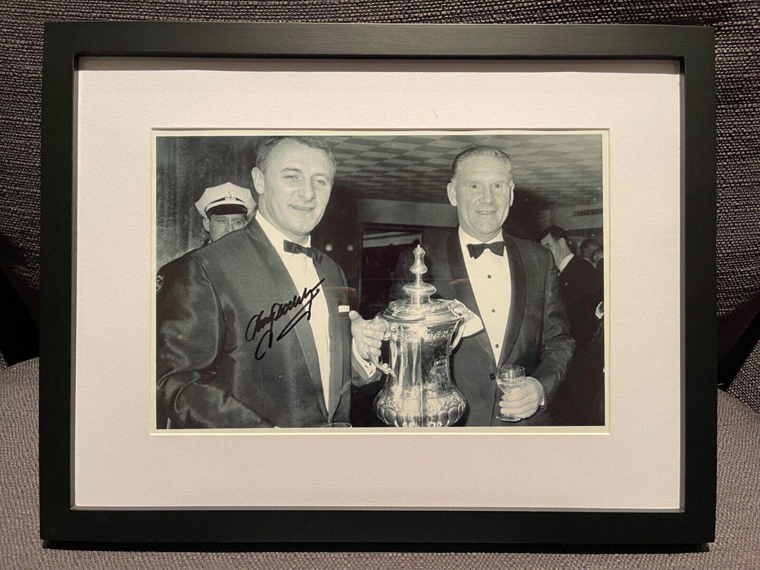 Tommy Docherty - Former Manchester United Manager - Hand Signed Framed ...