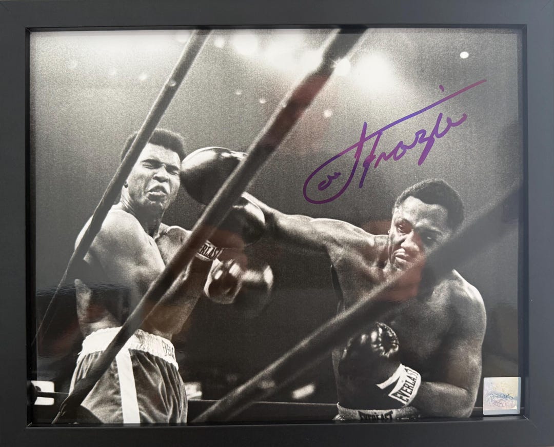Smoking Joe Frazier Former World Boxing Champion Stunning Guaranteed ...