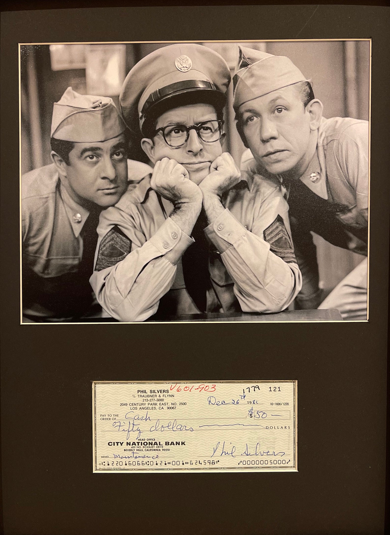 Phil Silver 100% Genuine and Rare Guaranteed Hand Signed 50 Dollar ...