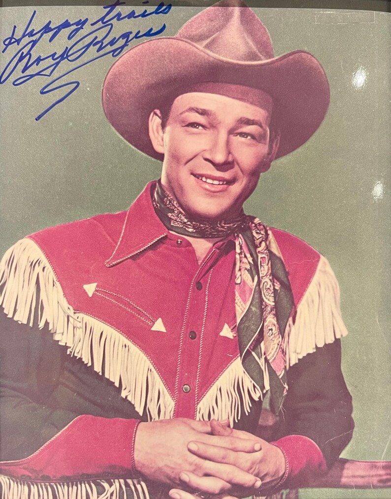 Roy Rogers, RARE Stunning Genuine 100% Guaranteed Hand Signed Publicity ...