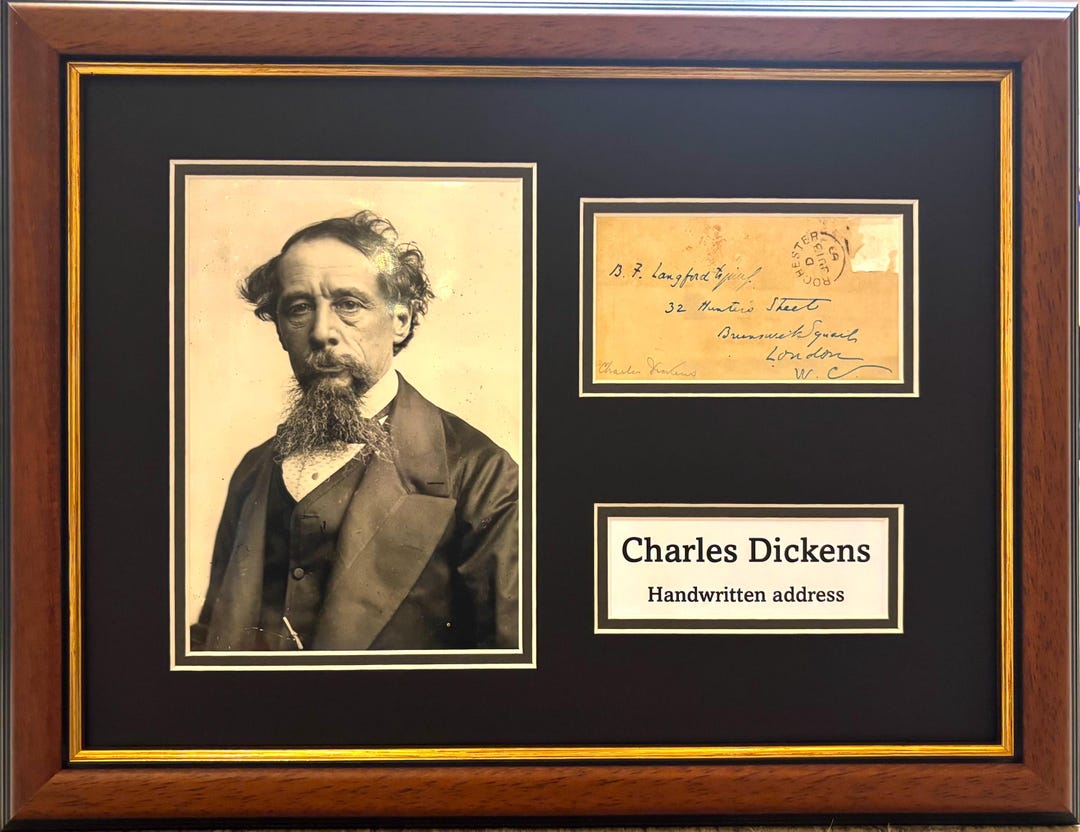 Charles Dickens, Victorian Era Social Writer and Novelist, RARE ...