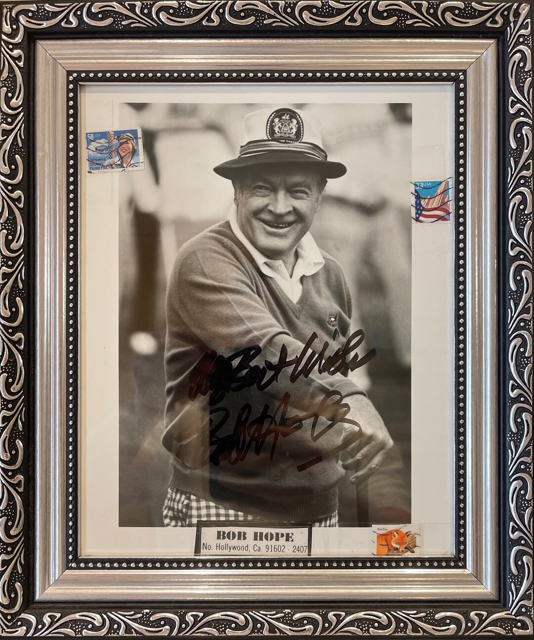 Bob Hope, Famous US Actor - RARE Stunning Genuine 100% Guaranteed Hand ...