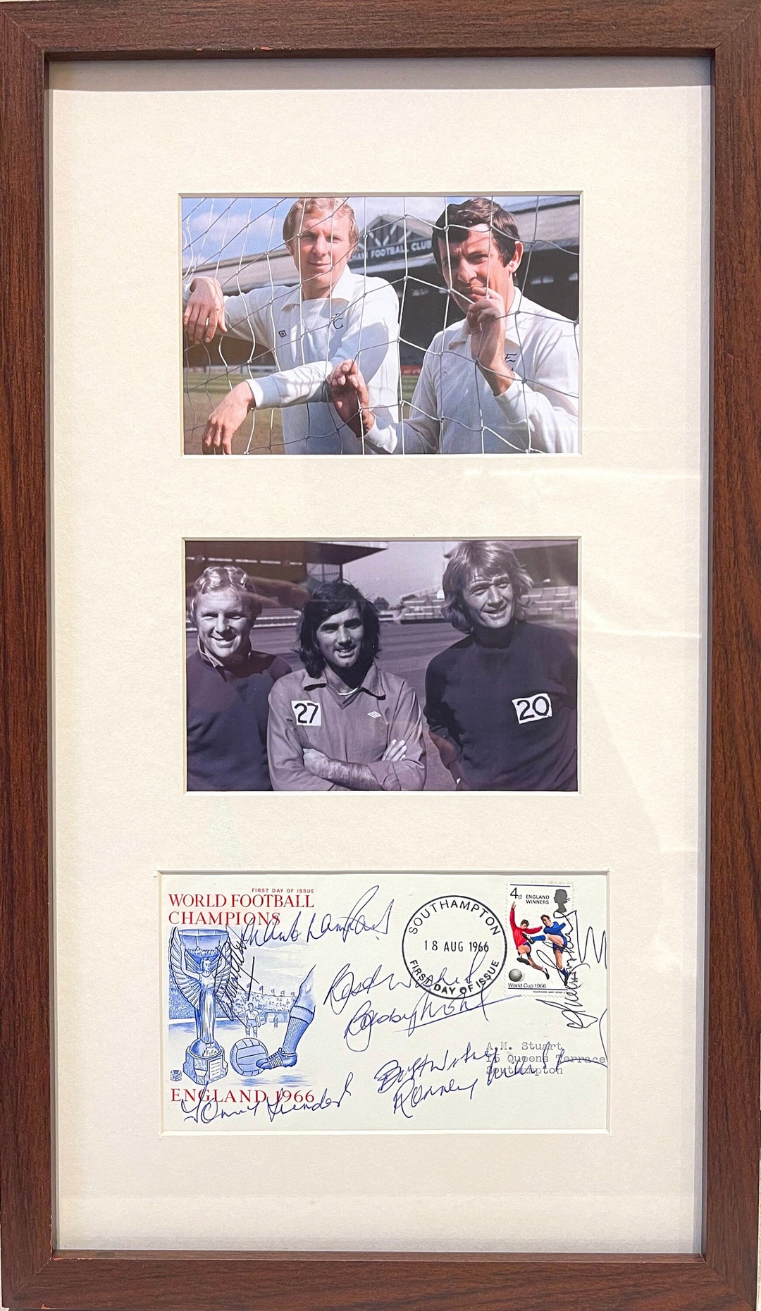Very Rare Bobby Moore, George Best, Rodney Marsh, Tommy Trinder Fulham ...