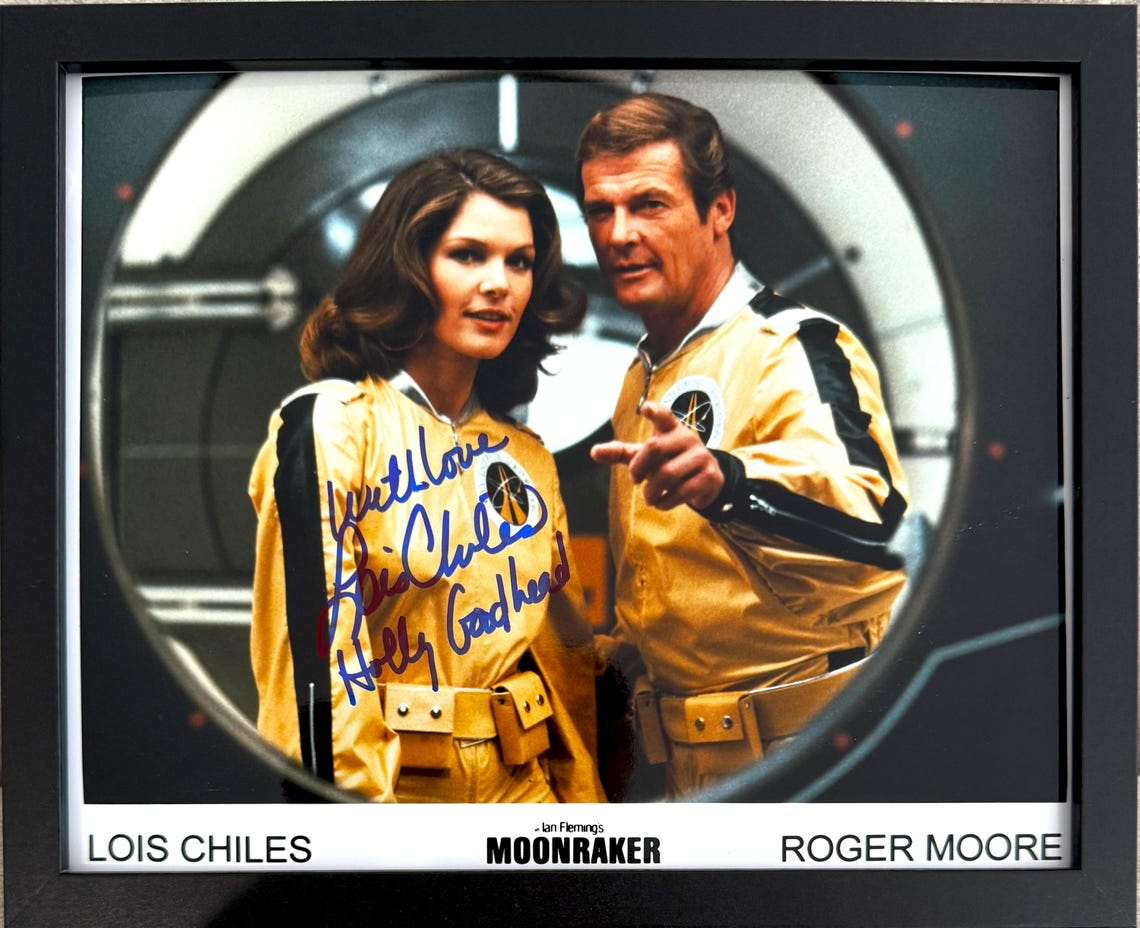 Lois Chiles - 007 Moonraker Actress 'holly Goodhead' Guaranteed Hand Signed James Bond Official ...