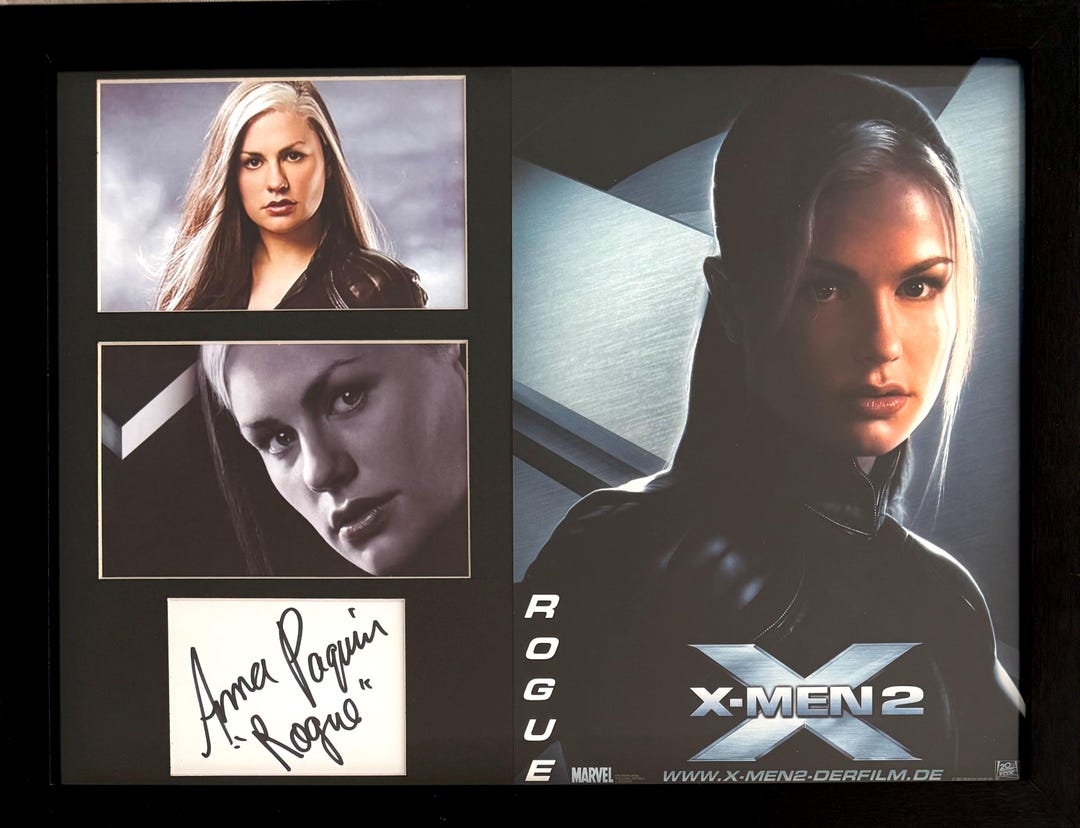 Anna Paquin 'rogue' RARE Stunning Genuine 100% Guaranteed Hand Signed ...