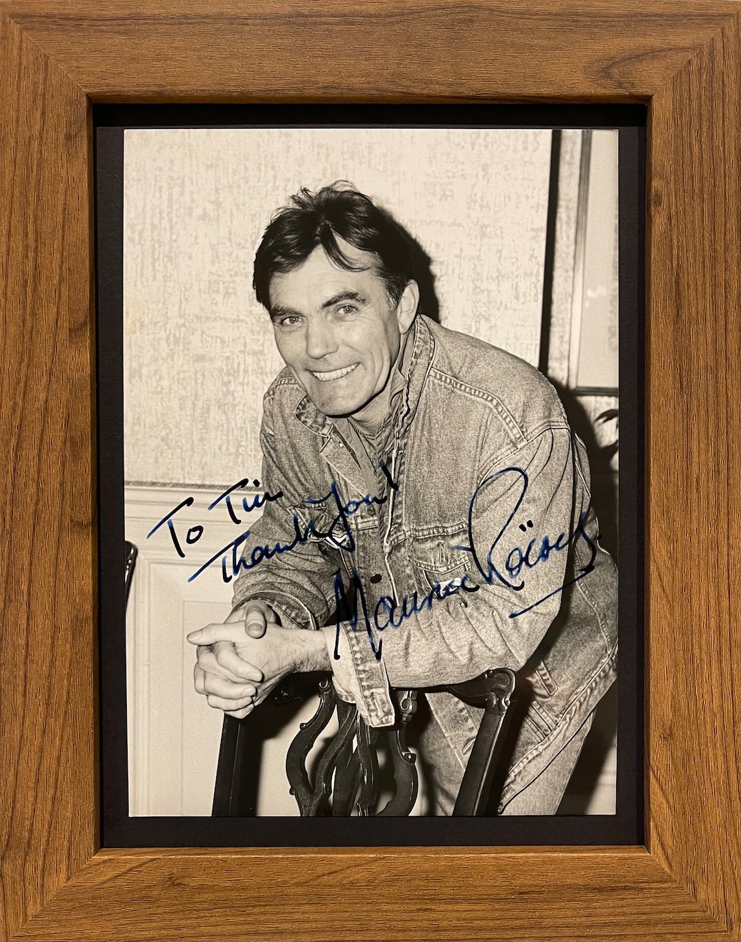 Maurice Roeves, Guaranteed Hand Signed Publicity Photo With COA ...