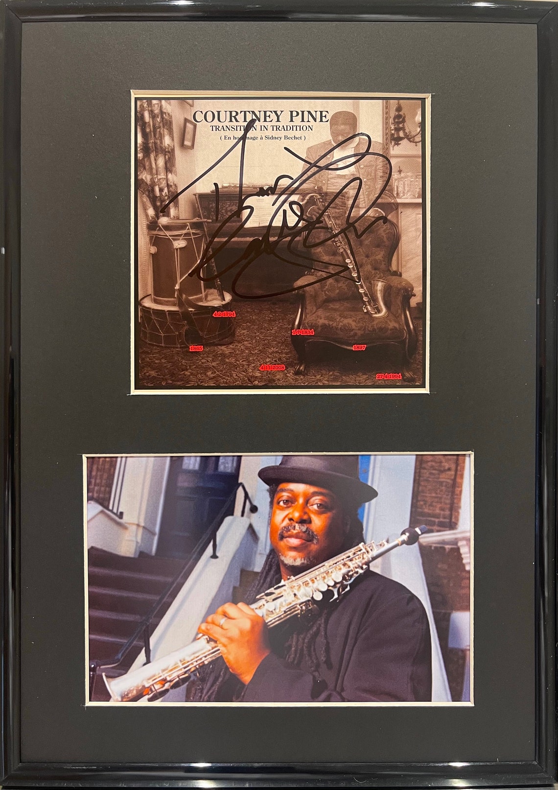 Courtney Pine, Jazz Warriors Saxophonist 100% Guaranteed Hand Signed ...