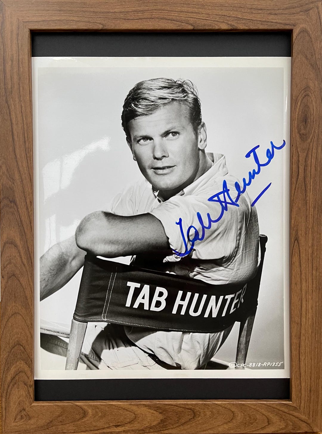 Tab Hunter Famous U.S. Actor Singer Producer, Framed 12' Inc X 9' Inch ...