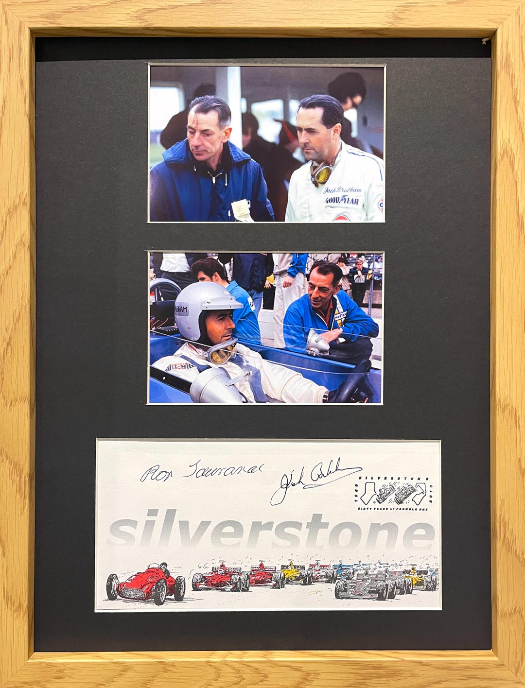 Sir Jack Brabham & Ron Tauranac F1 Racing Legends 100% Hand Signed ...
