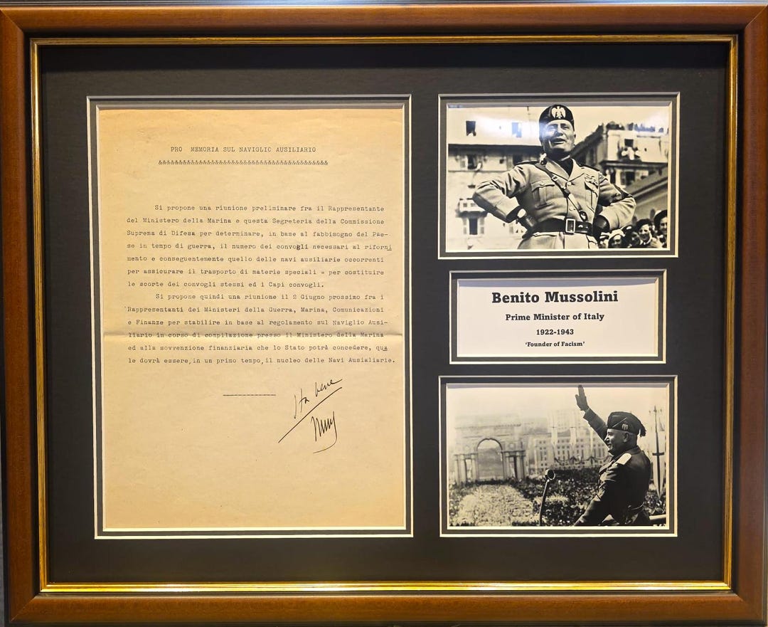 Benito Mussolini Former Italian Fascist Dictator Stunning 100% ...