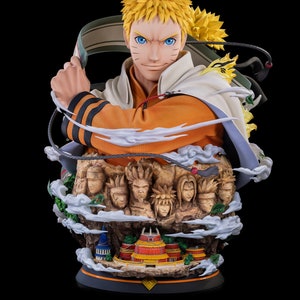 The Legend of Naruto Uzumaki STL Model for Resin Printer Figure 3D ...