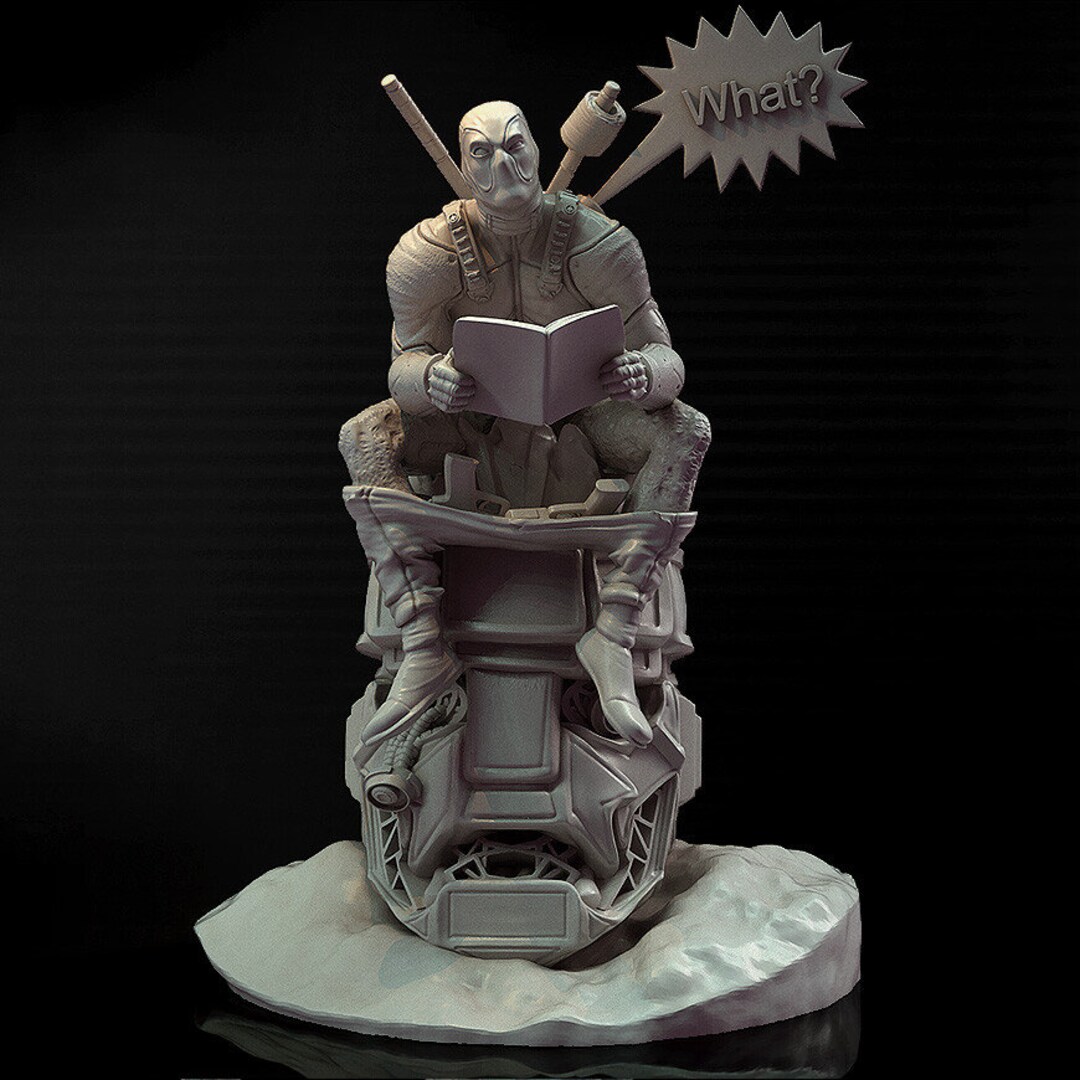 Deadpool toilet-edition Fan Art STL Model for 3D Printing - Etsy