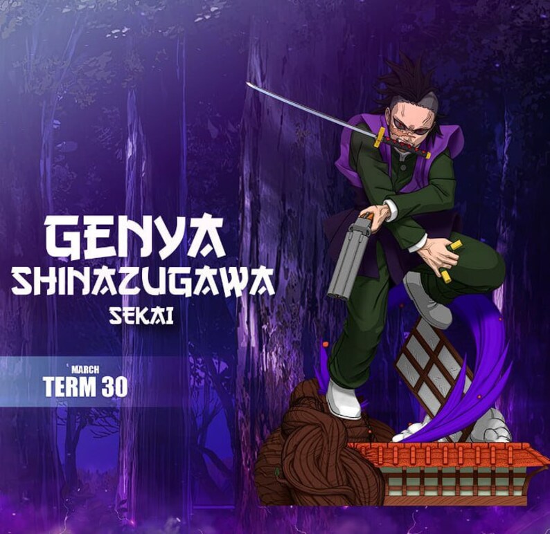 Genya Shinazugawa Fan Art STL Model for 3D Printing - Etsy