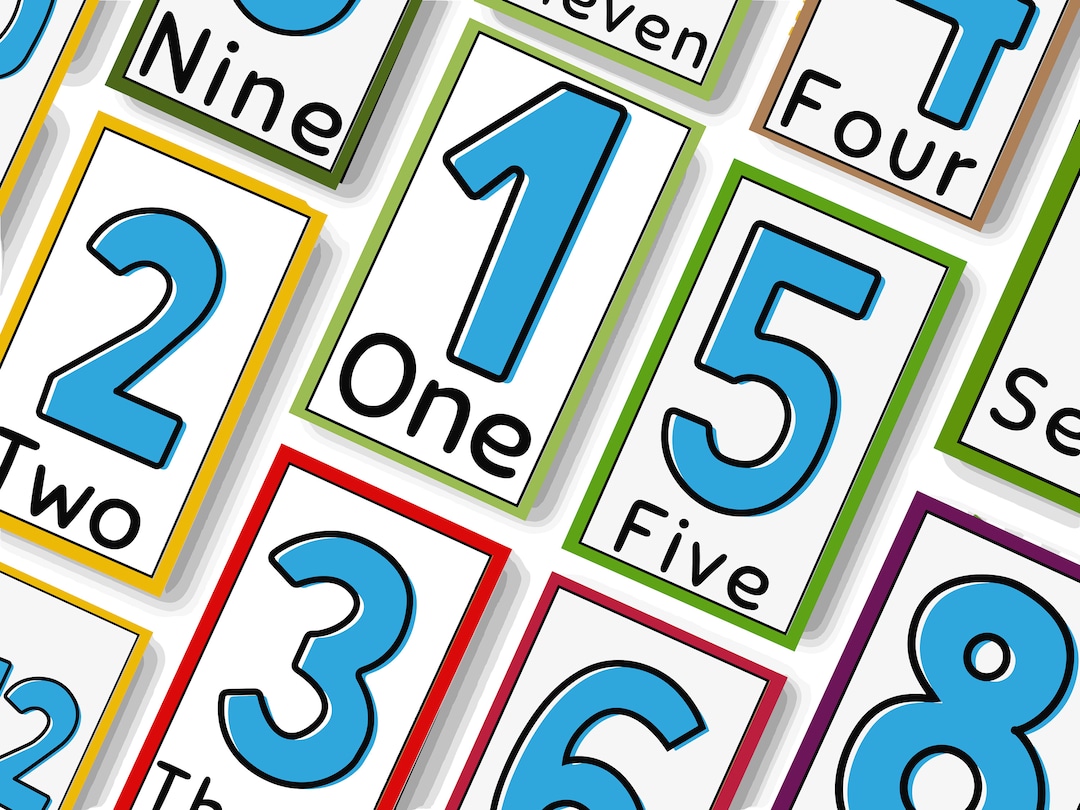 Serial Number Flashcards Printable Serial Number Flashcards - Etsy