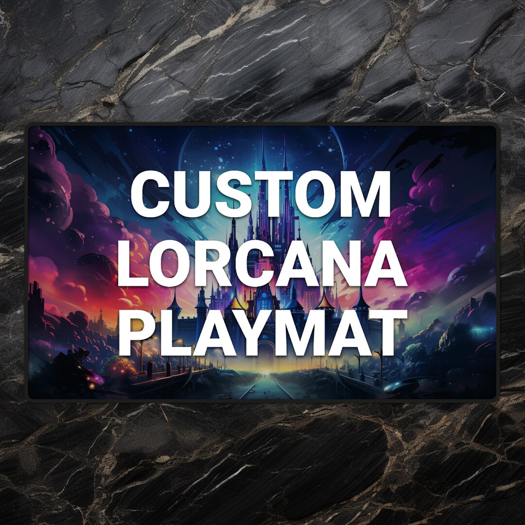 Custom Lorcana Playmat Upload Your Own Artwork with/without Layouts - Etsy