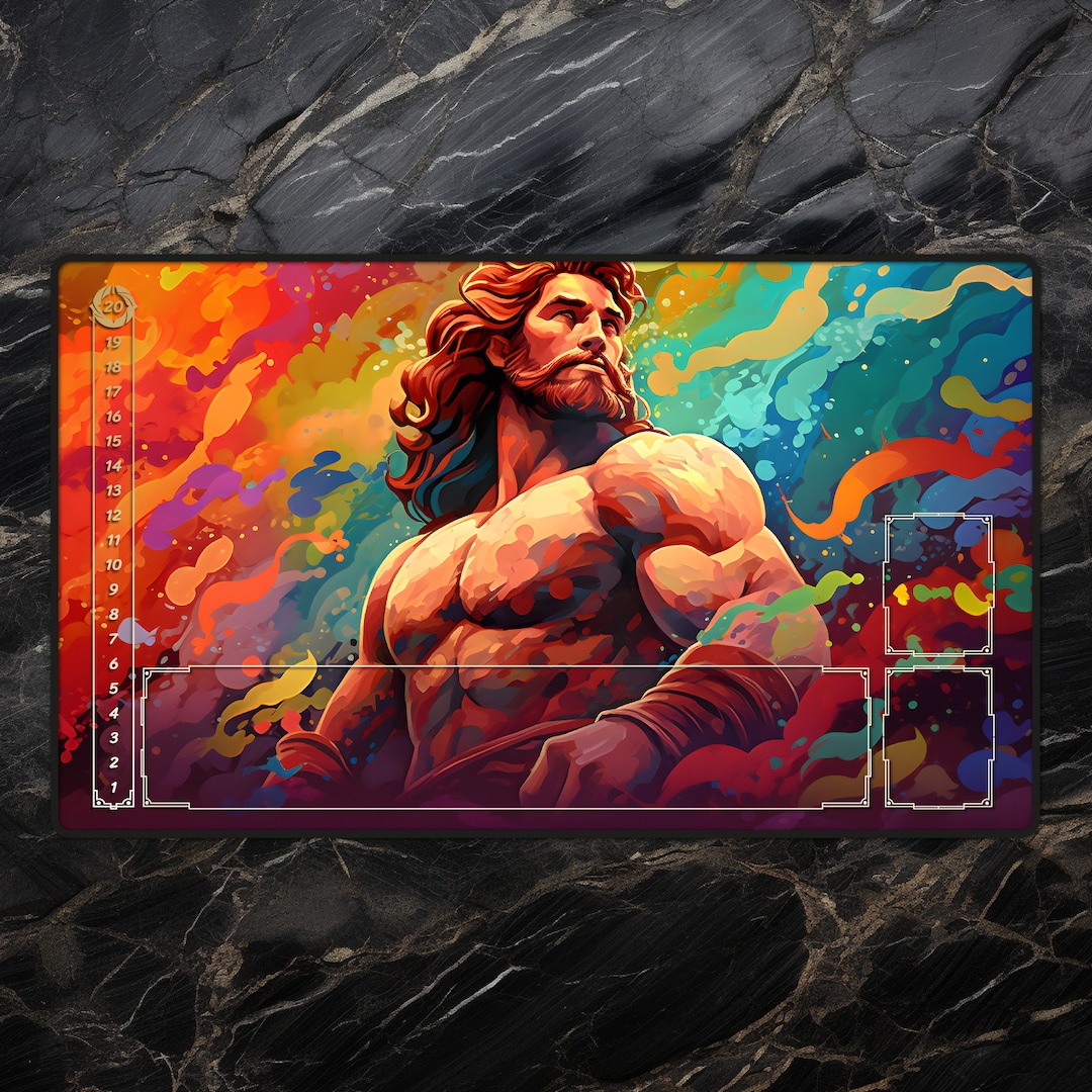 Lorcana Playmat Rainbow Hercules with/without Layouts - Etsy
