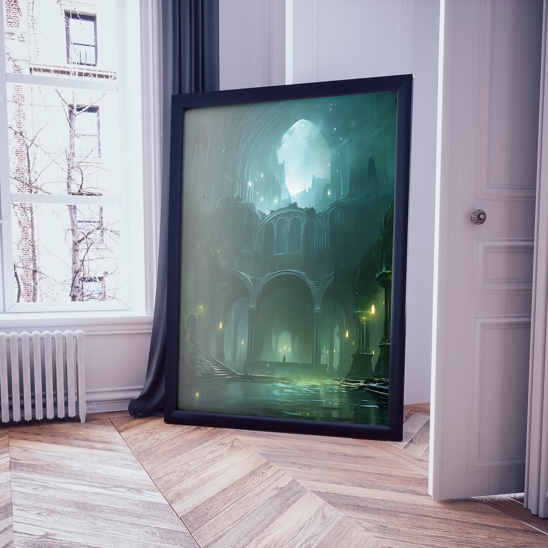 Ancient Ruins Premium Matte Paper Poster High-quality Art Print, Home ...