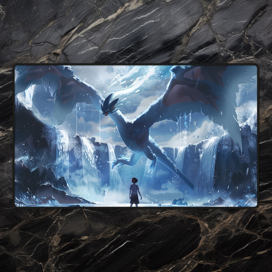 Pokemon Playmat Silver Legendary Bird with/without Layouts - Etsy