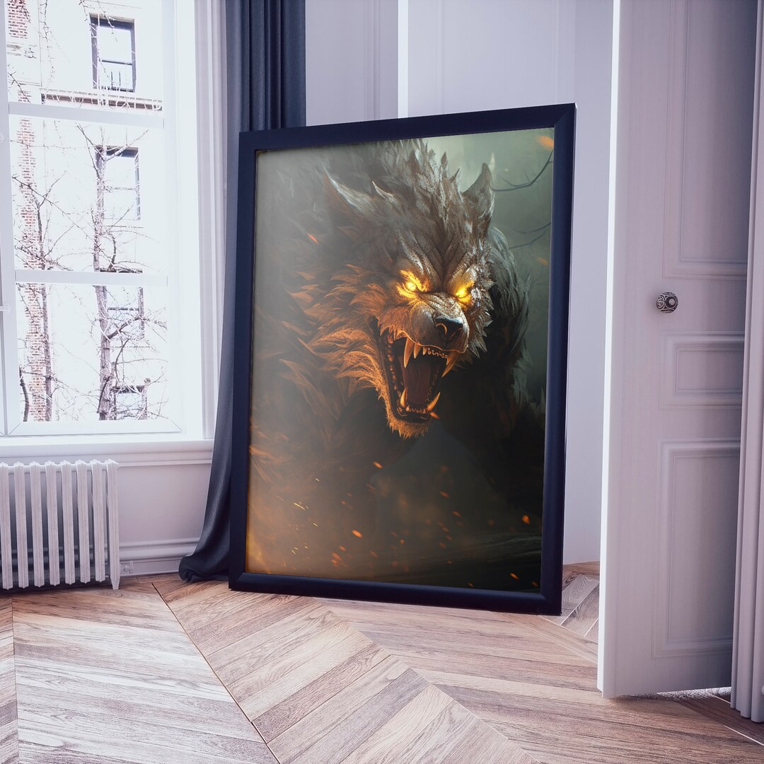 Warewolf Premium Matte Paper Poster High-quality Art Print, Home Decor ...