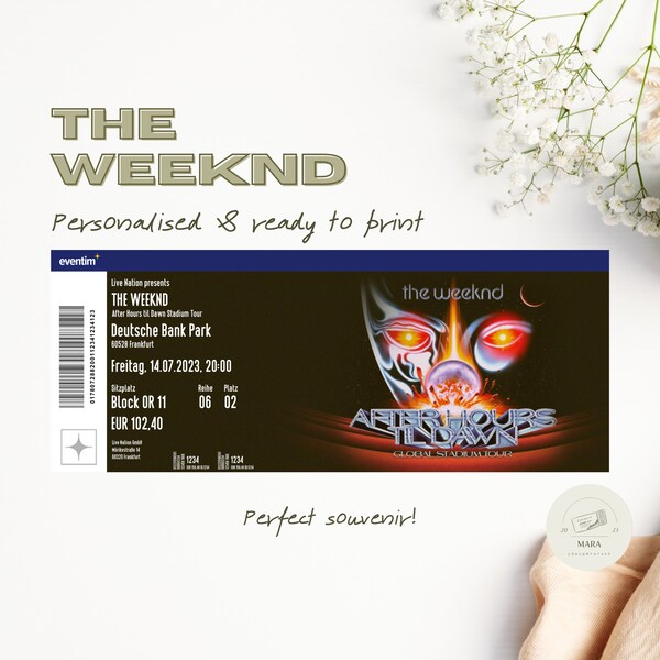 The Weeknd - Etsy