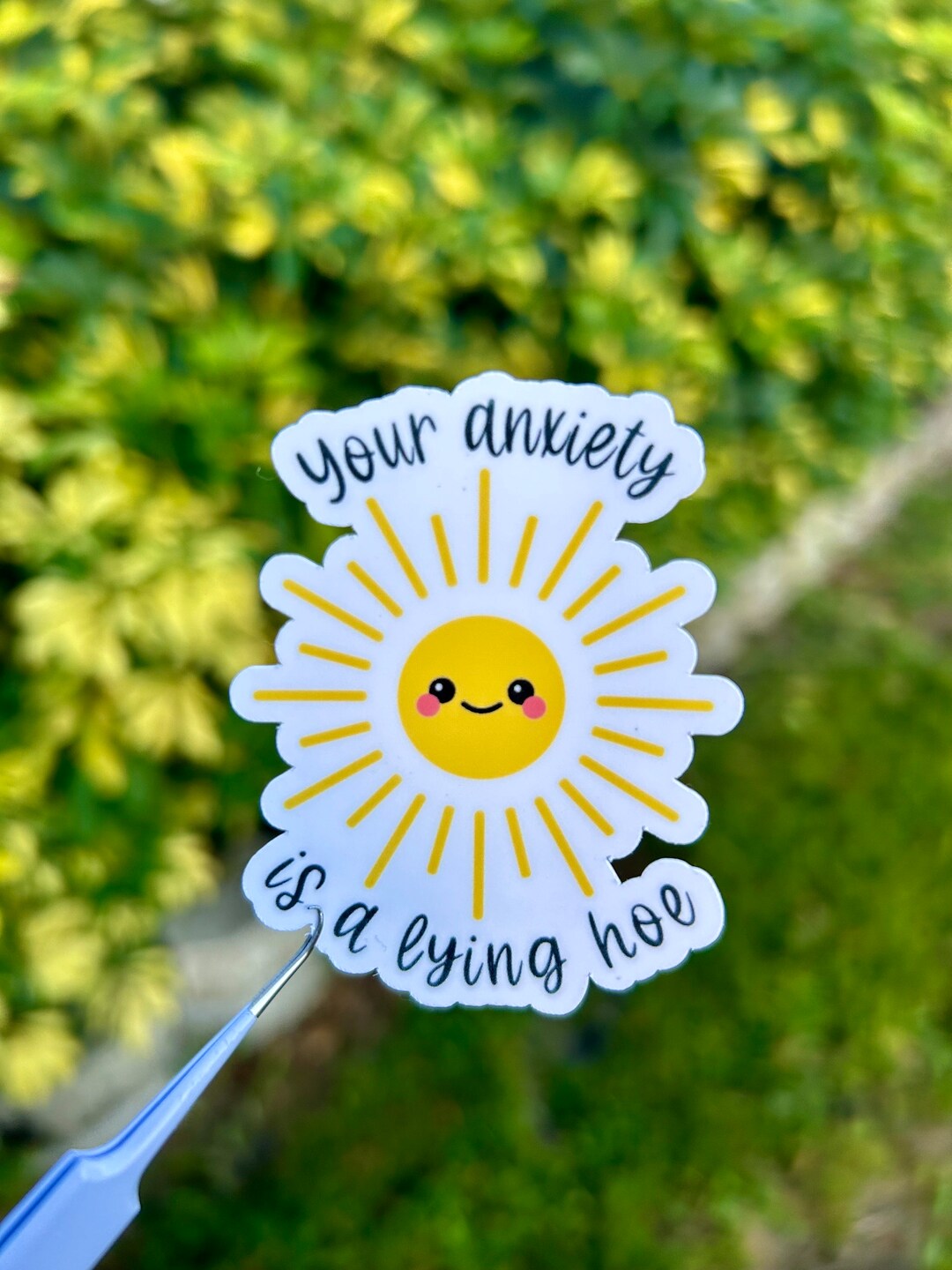 Your Anxiety is Lying Sticker - Etsy