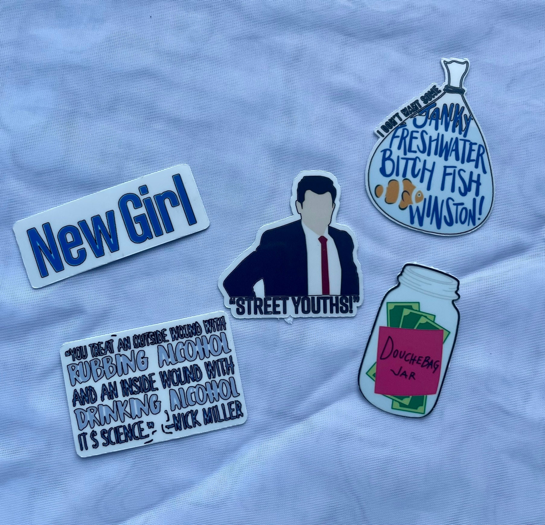 New Girl Stickers With New Designs - Etsy
