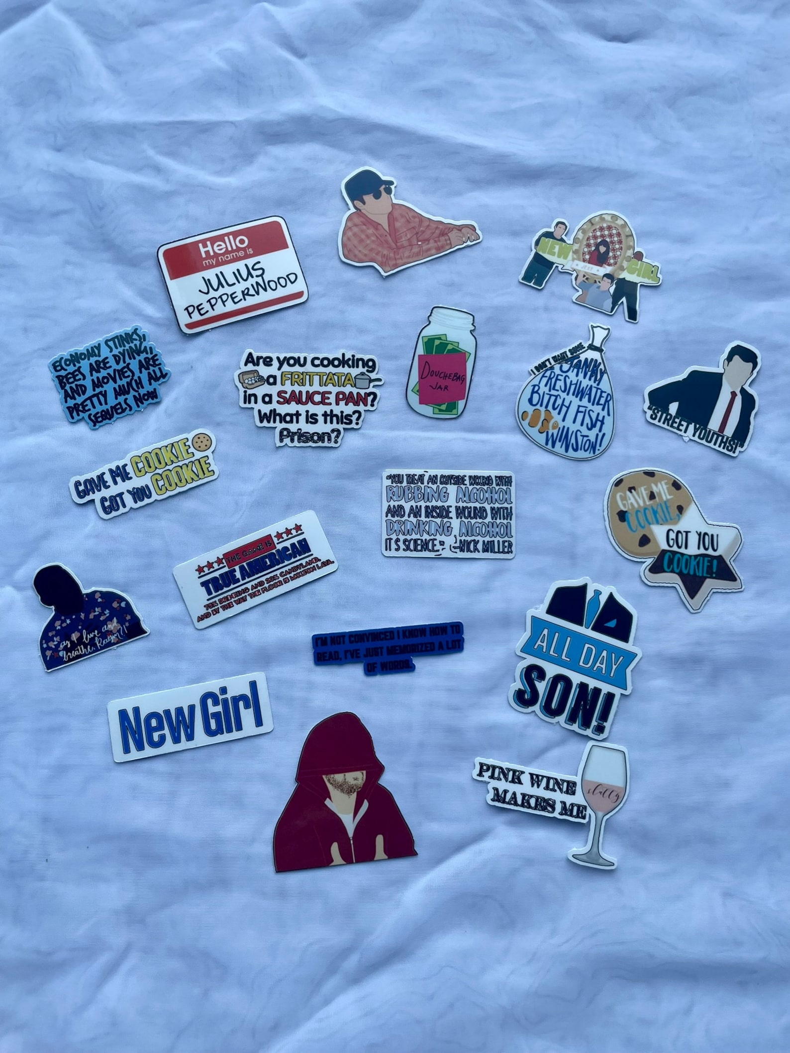 New Girl Stickers With New Designs - Etsy