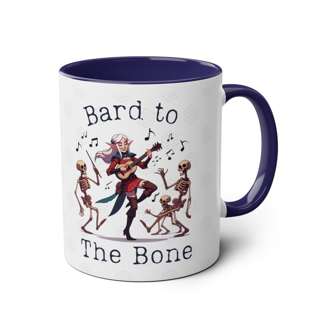 Dnd Mug, Bard to the Bone Gift for Dm or Dungeons and Dragons Player ...