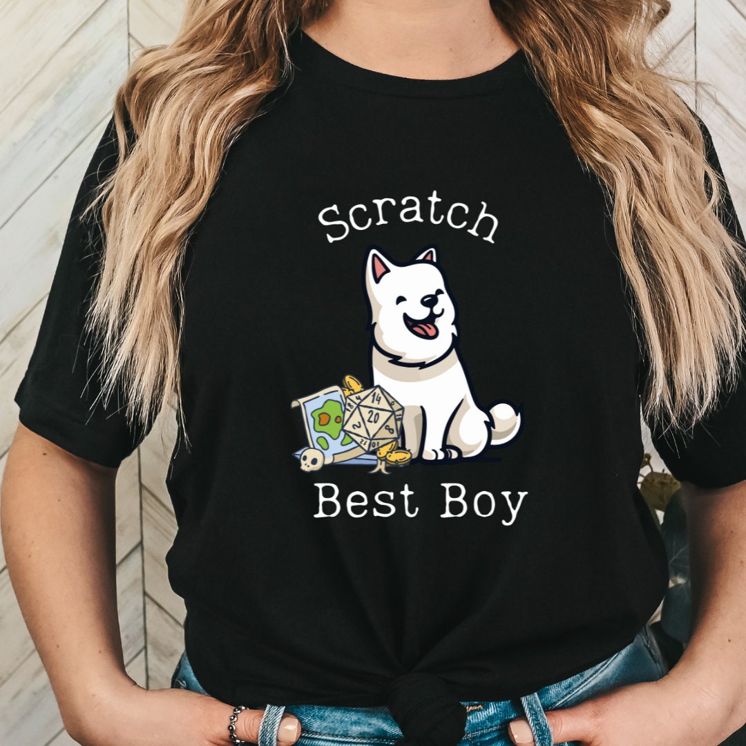 BG3 Scratch Baldur's 3 T Shirt | Forget Astarion: Get the Best Boy! Dnd ...