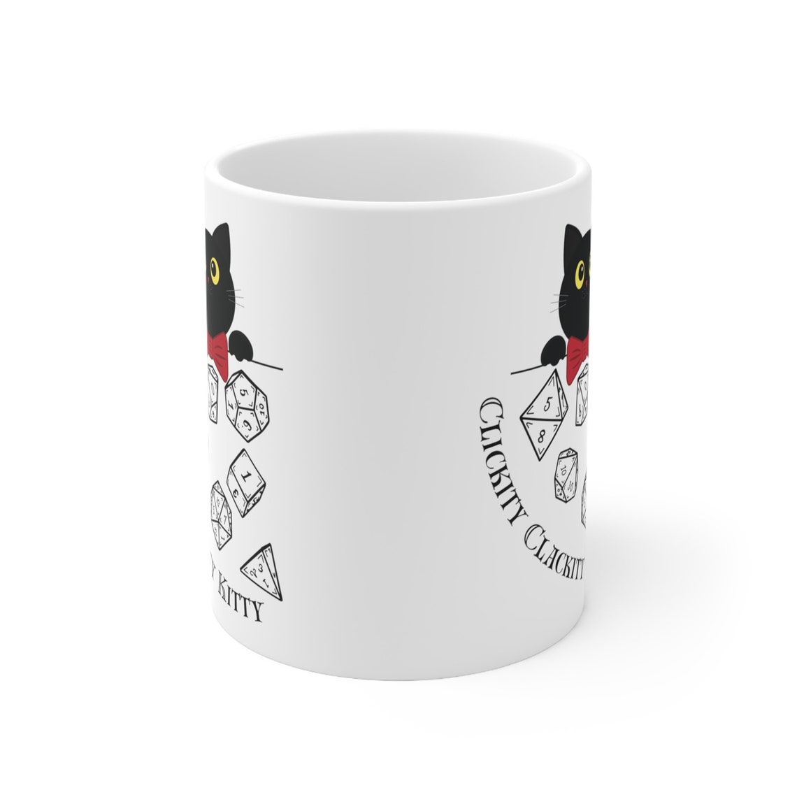DND Cat Clickity Clackity Kitty Mug Gift. Perfect for Valentines ...