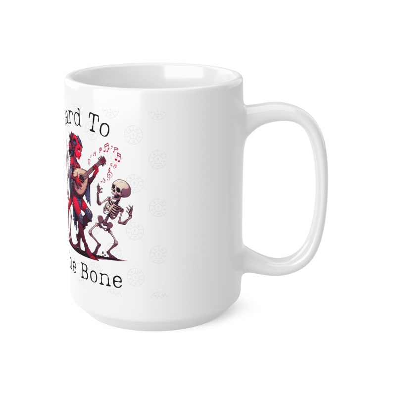 Dnd Tiefling Bard to the Bone Gift Mug for Dungeons Dragons BG3 Karlach Fans, Baldurs 3, TTRPG ...