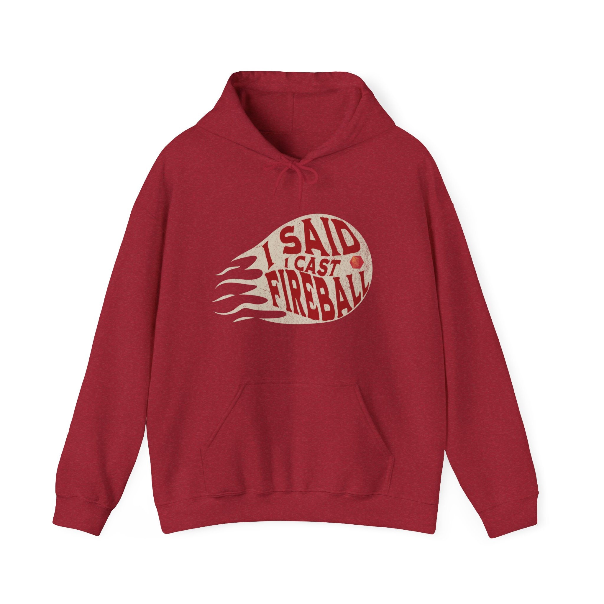Dnd Hoodie, I Said I Cast Fireball Hooded Shirt, Gift for Dm, Game ...