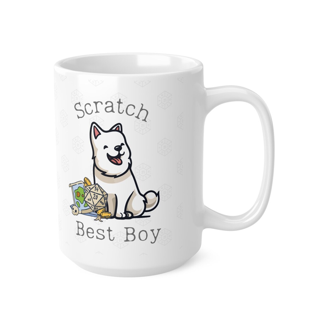 Scratch BG3 Mug | RPG Doggo, Baldur's Fan Gift - Etsy