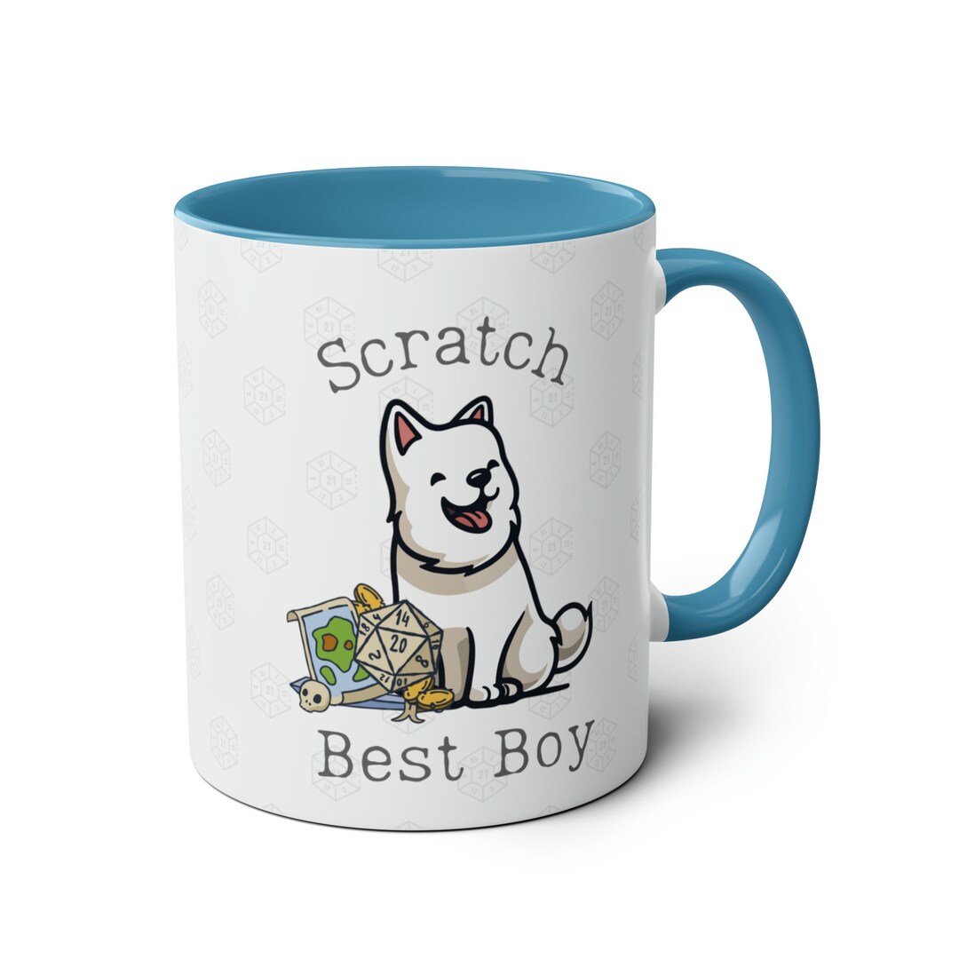 Scratch BG3 Mug: Baldur 3 Dog Mug for RPG Fans - Etsy UK