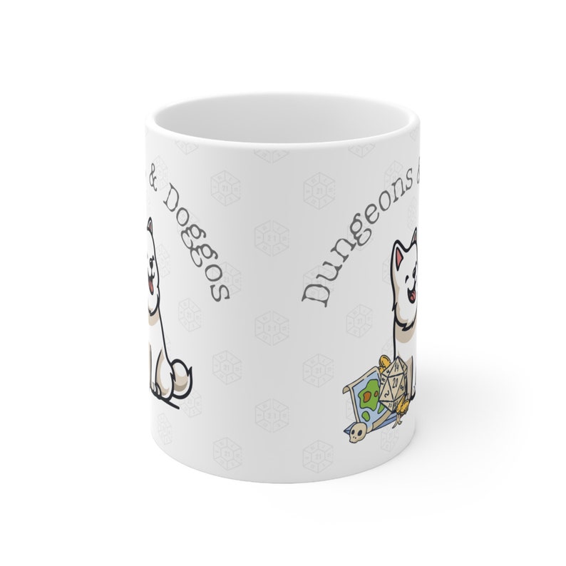 Dnd Larp Dungeons & Doggos Mug With Scratch From BG3, Tiefling Bard ...
