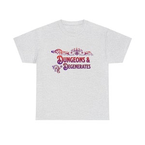 Dnd T-shirt Dungeons and Degenerates, Gift for DM Game Master, or ...