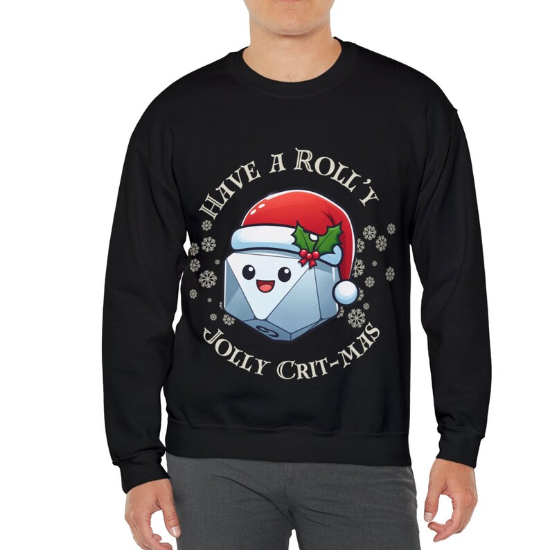 Dnd Dice Have a Rolly Jolly Christmas Jumper. Sweater. Dungeons ...