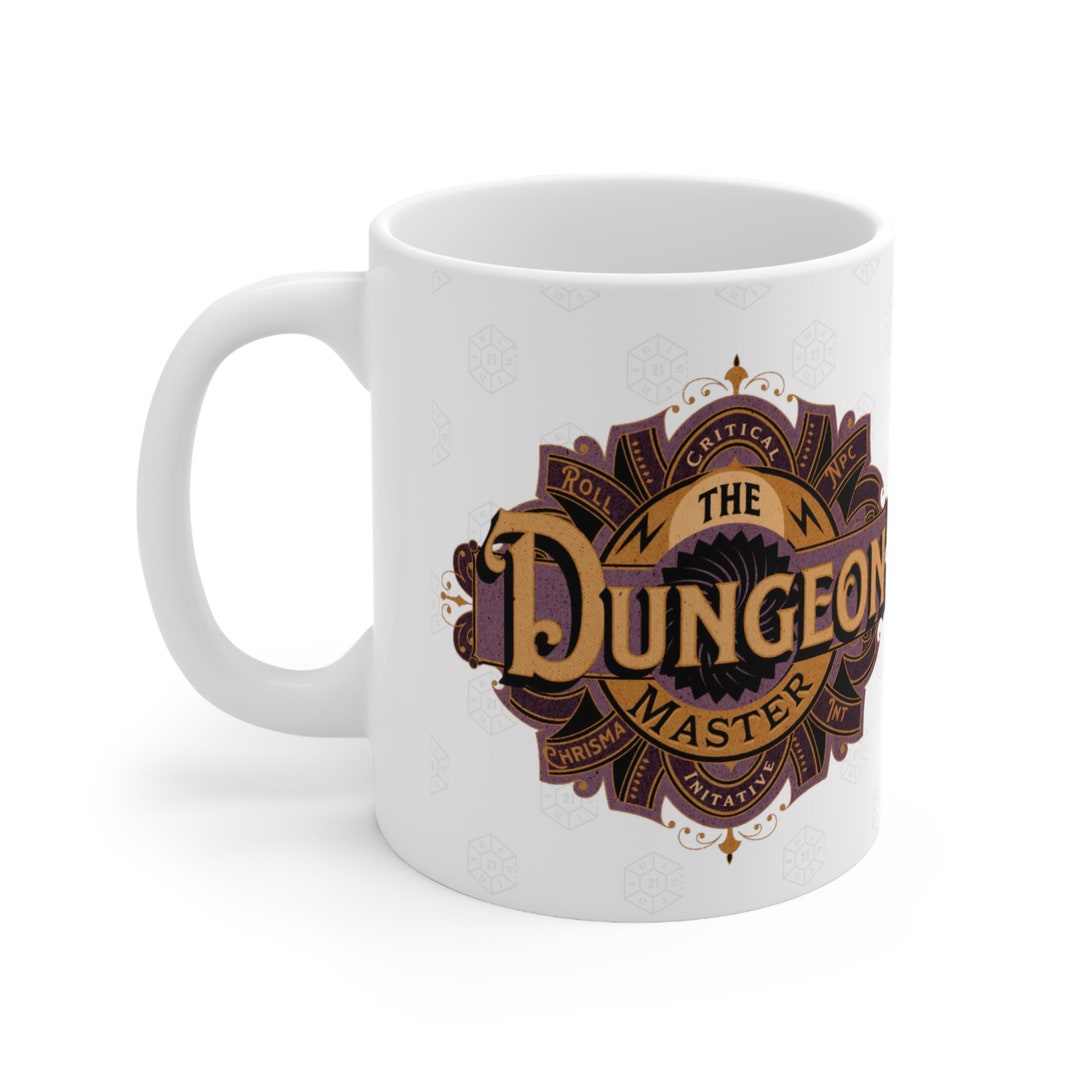 Dnd DM Dungeon Game Master Mug Cup Table Top Gamer Gift - Etsy