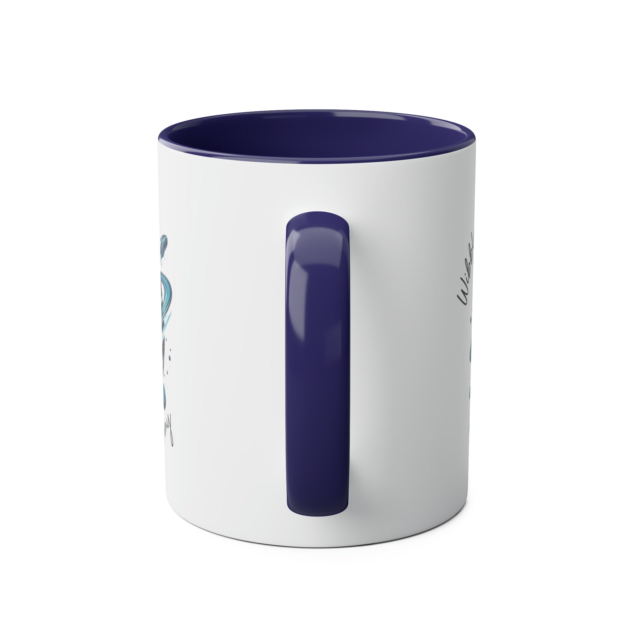 Doctor Who Inspired Gift Mug, Wibbly Wobbly Timey Wimey Tardis Blue ...