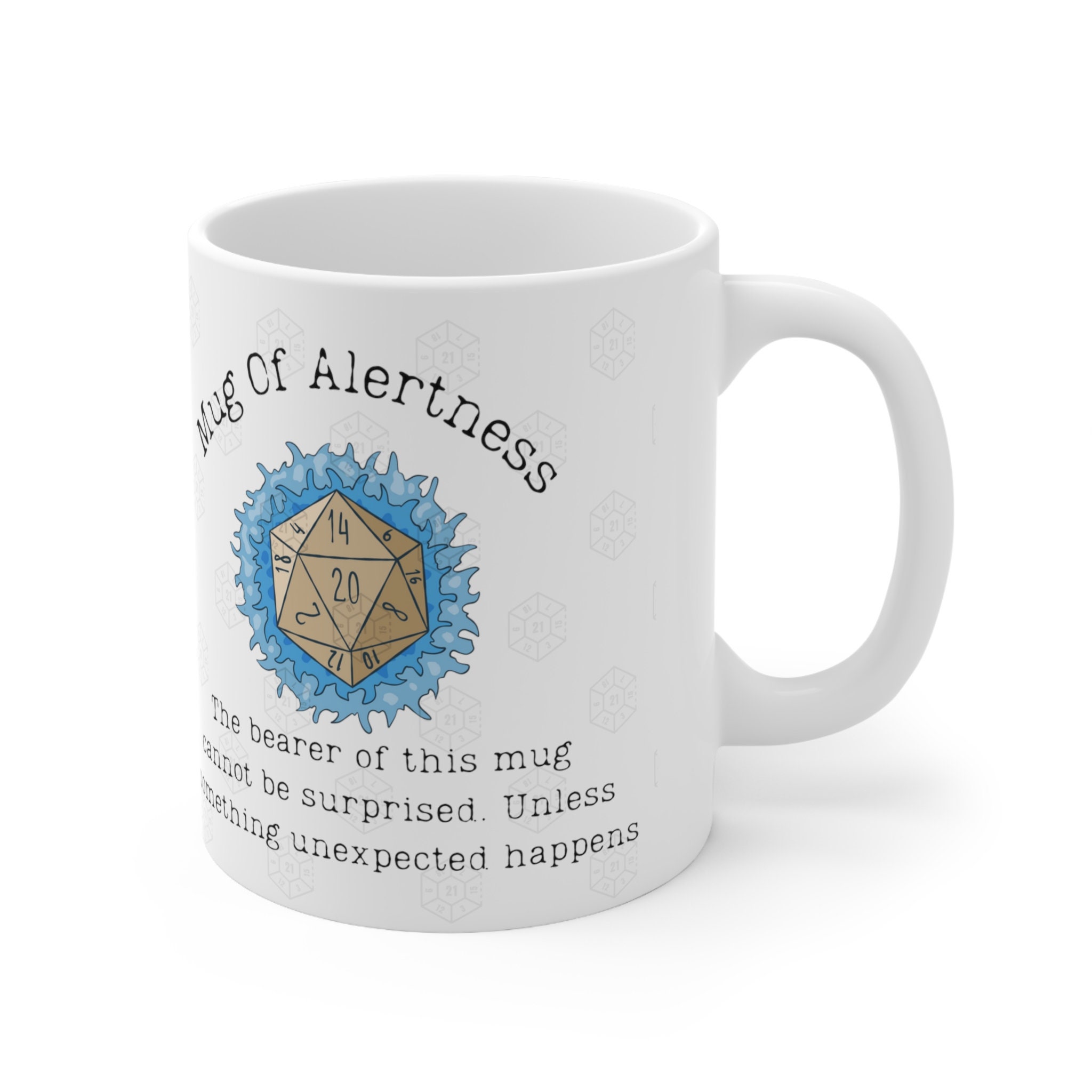 DND Mug of Alertness for Table Top RPG Gamers and Dungeons, Dragons ...
