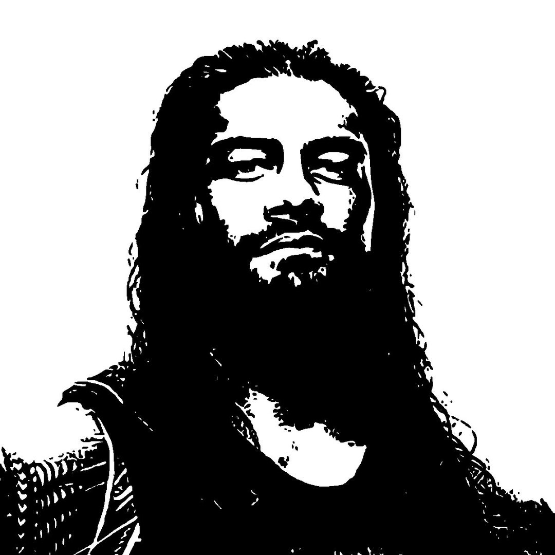 Roman Reigns Svg WWE Superstar Roman Reigns Template Instant Download ...