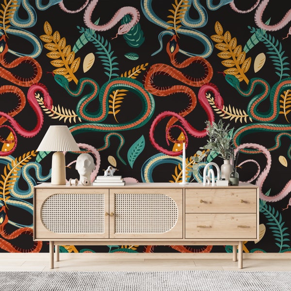 Snake Wallpaper - Etsy