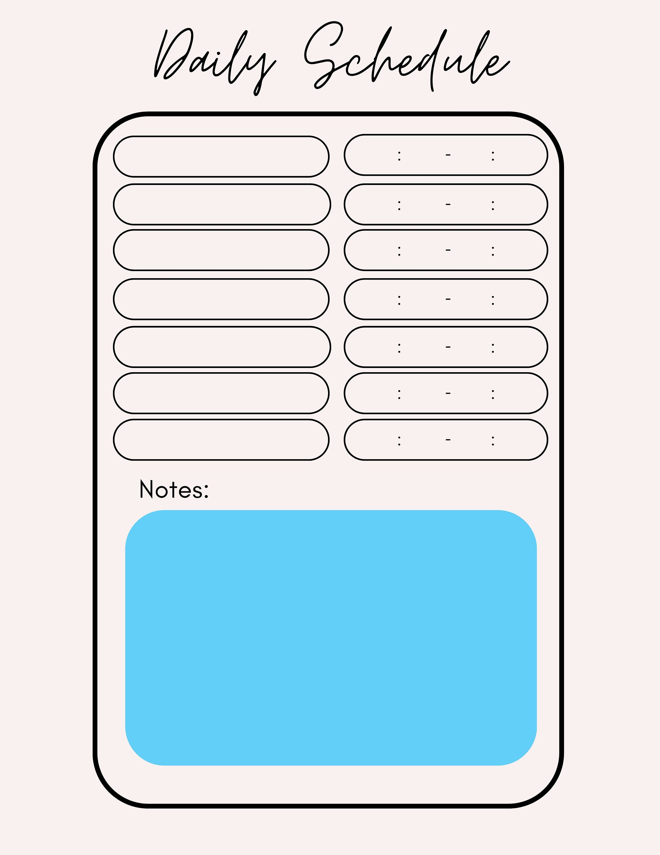Substitute Binder Printable - Etsy