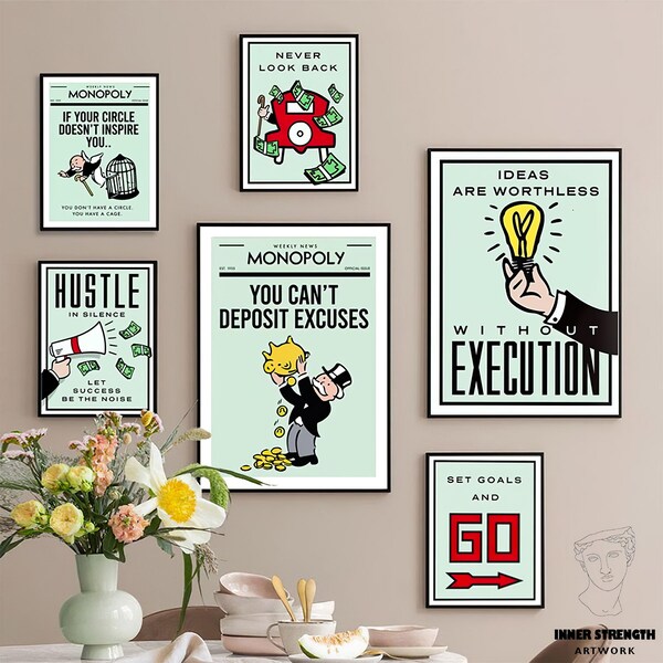 Monopoly Artwork - Etsy