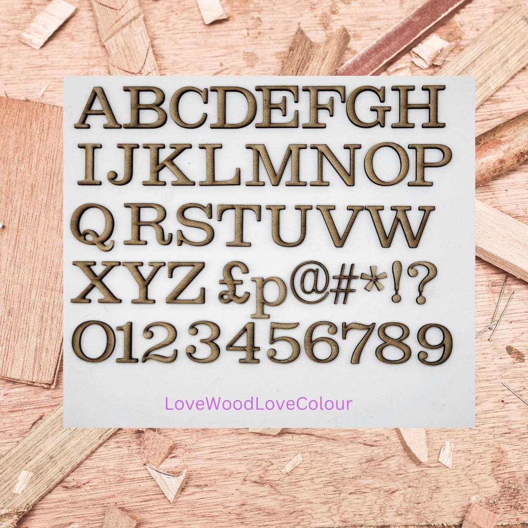 Sign Layout Letters for Router Signs Made at Home in the Workshop ...