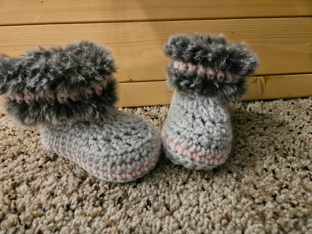 Handmade Crochet Baby Shoe 6-9 - Etsy