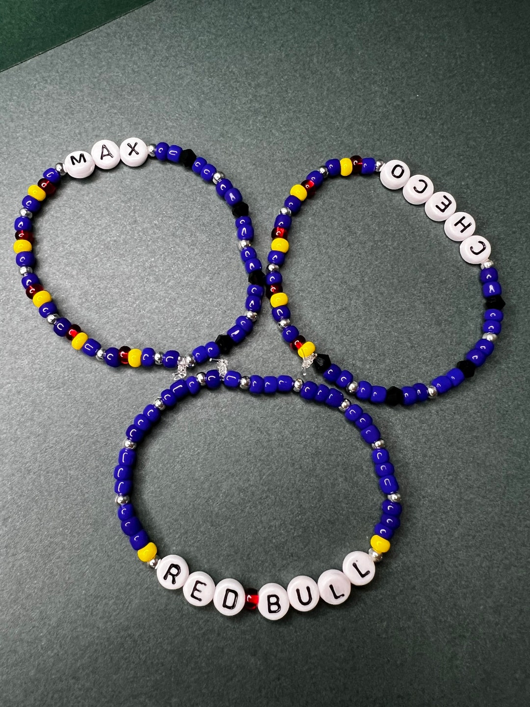Max Verstappen & Checo Perez Red Bull F1-inspired Bracelet - Etsy