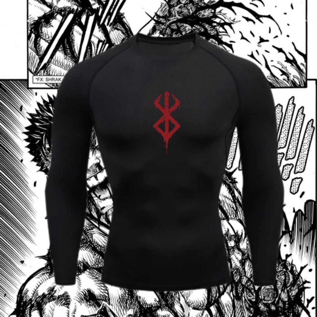 Berserk Compression Gym Long Sleeve Shirt - Etsy