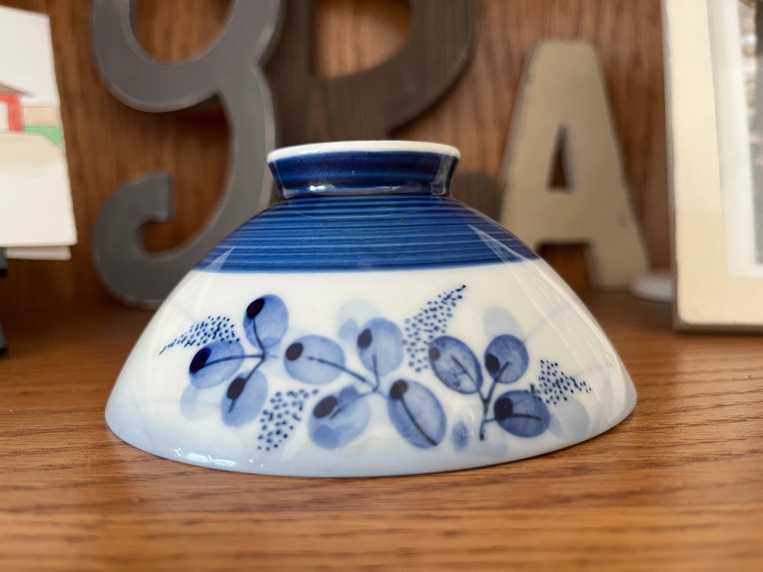 Vintage Japanese Porcelain Rice Bowls - Etsy